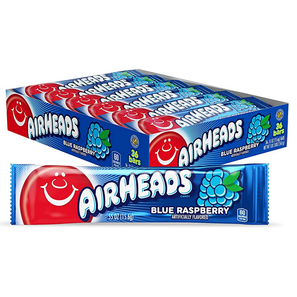 Airheads Blue Raspberry 36x15.6g – Heavenly Treats