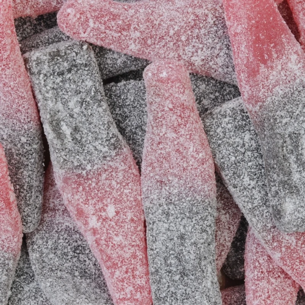 Kingsway Jumbo Fizzy Cherry Cola Bottles 3kg – Heavenly Treats