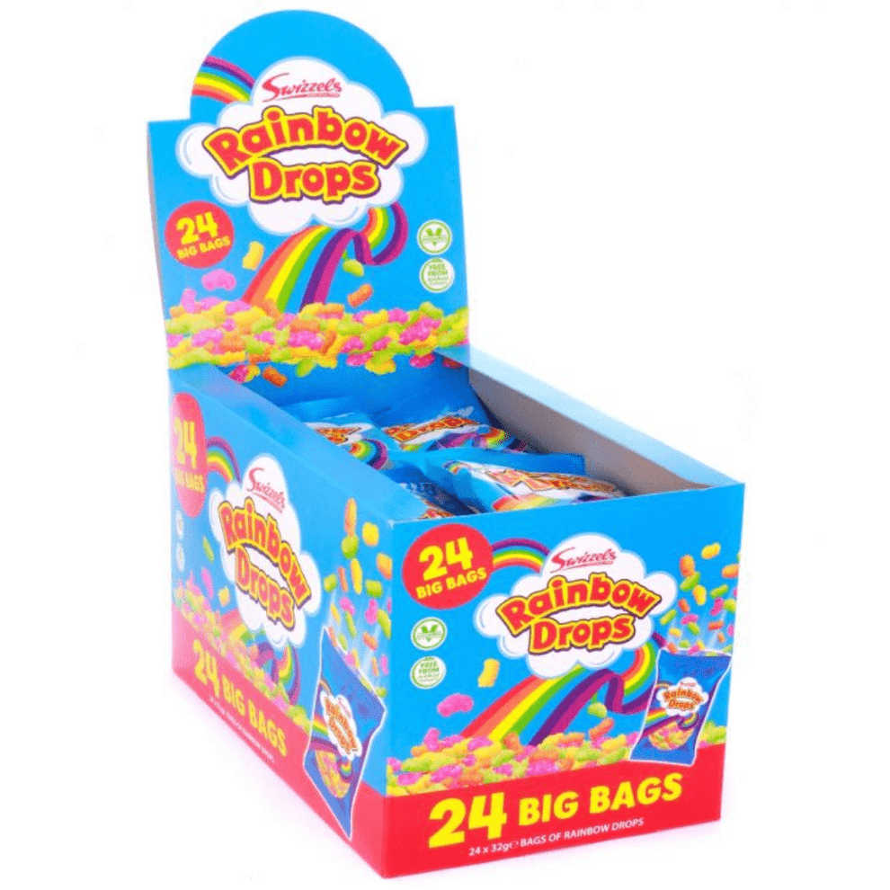 Swizzels Rainbow Drops 24x24g – Heavenly Treats